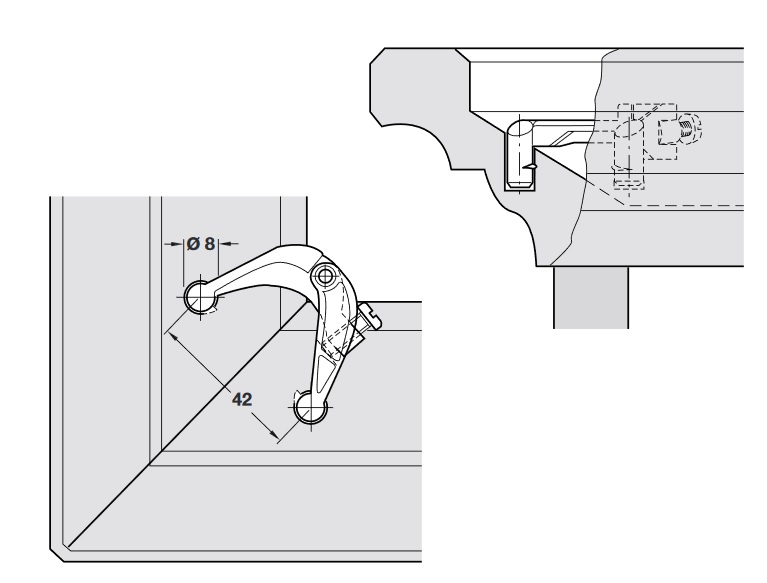 Mitre Joint Connector for Cornice Profiles - solmer.co.uk